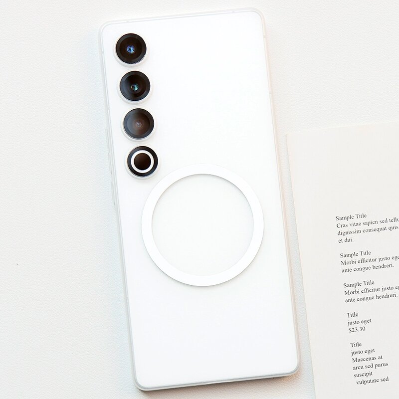 Тонкий матовый магнитный чехол из ПП для Meizu 21, прозрачный, с точными вырезами для камеры, полная защита