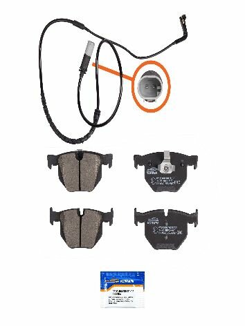 Колодки тормозные зад. BMW 5 (E60/E61) 01-10 с датчиком