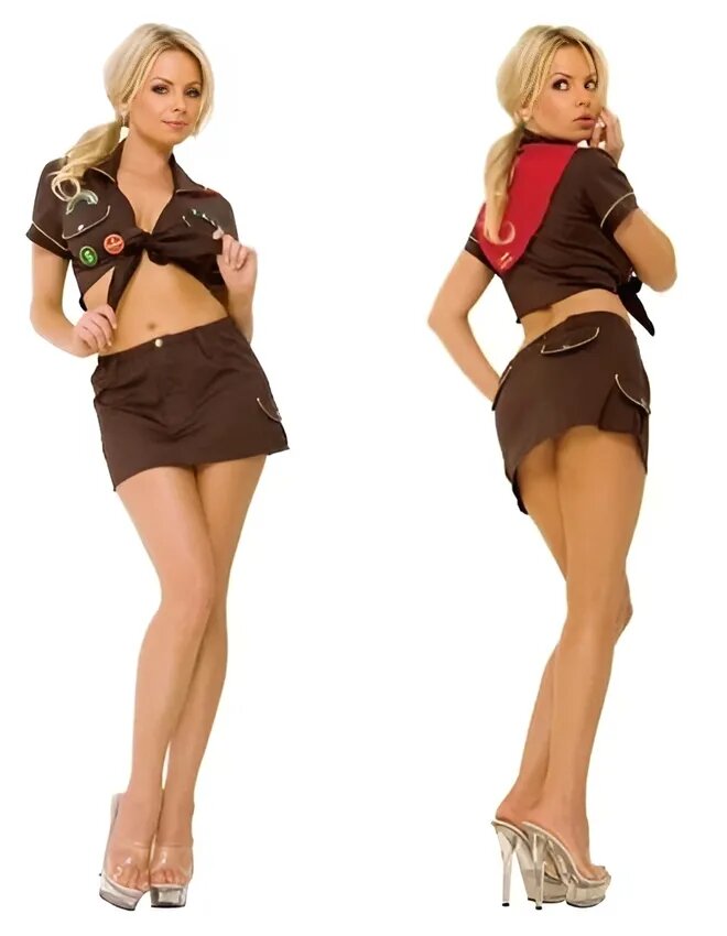 Девушка-бойскаут от Hustler Lingerie, S/M