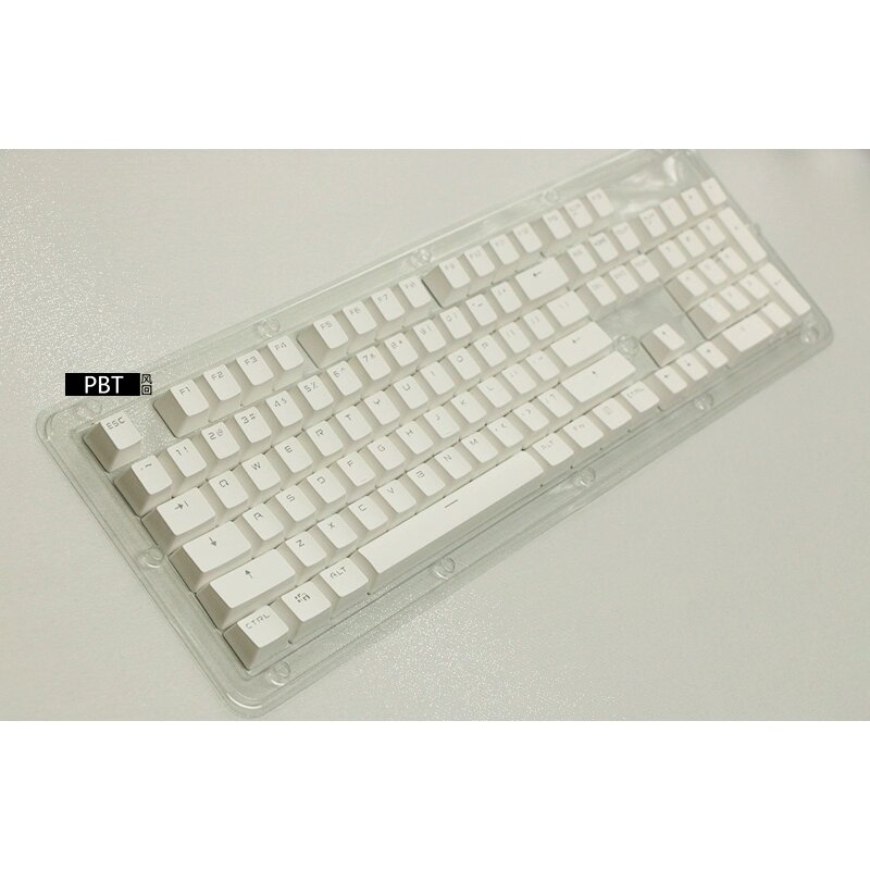 Кейкапы PBT полупрозрачные 87/104 клавиши, QWERTY, с пробелом, для Doga K320WR, K35i, Aihao Stone FE, Rapoo Wolf Spider