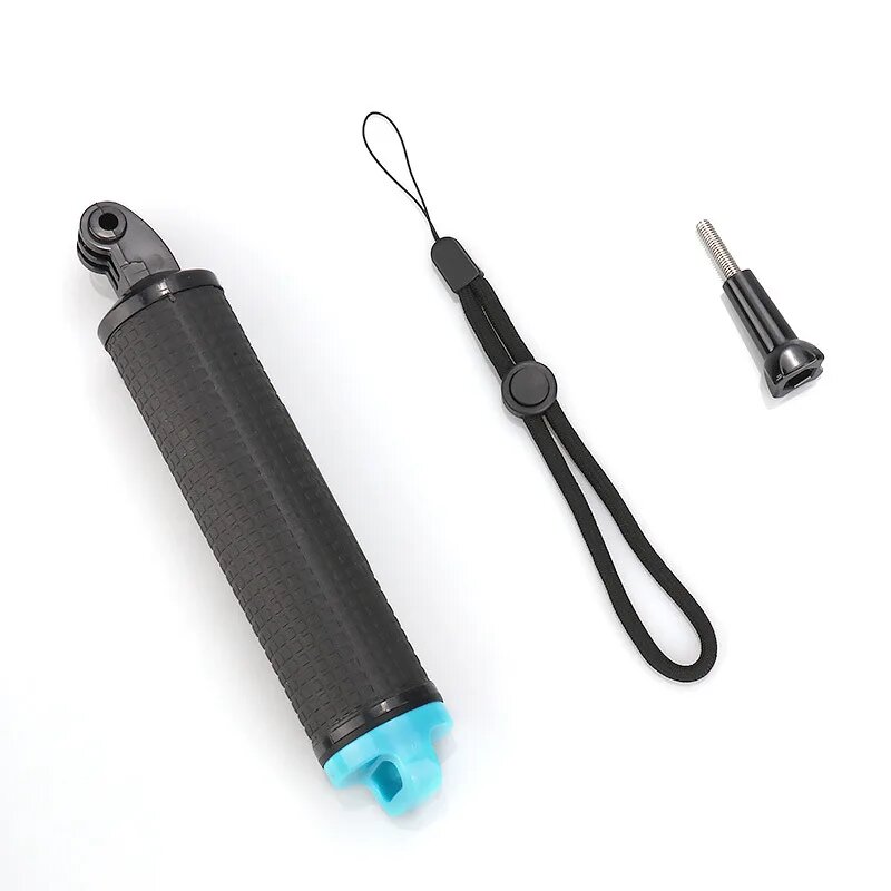 Плавучая ручка для монопода GoPro Hero 13 12 11 10 9 8 7 6 Insta360 X4 X3 DJI Osmo Action 5 4 3 Blue