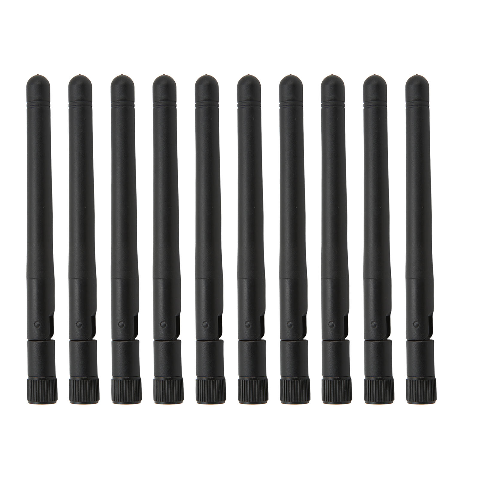 10Pcs Antenna SMA Male Inner Pin Omnidirectional High Gain Rotatable Adjustable External