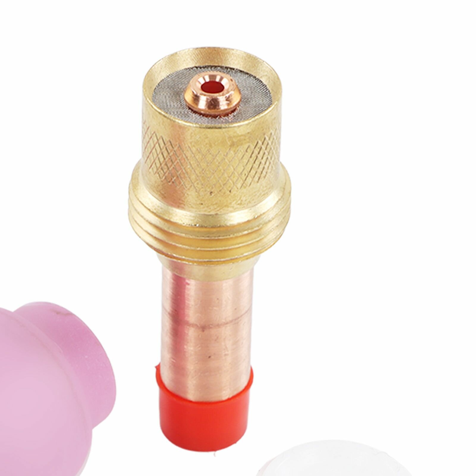 4 шт. аксессуары для сварки TIG, средний разъем, керамическая насадка, зажим для электрода, комплект крышек, детали сварочной горелки для WP 17 18 26