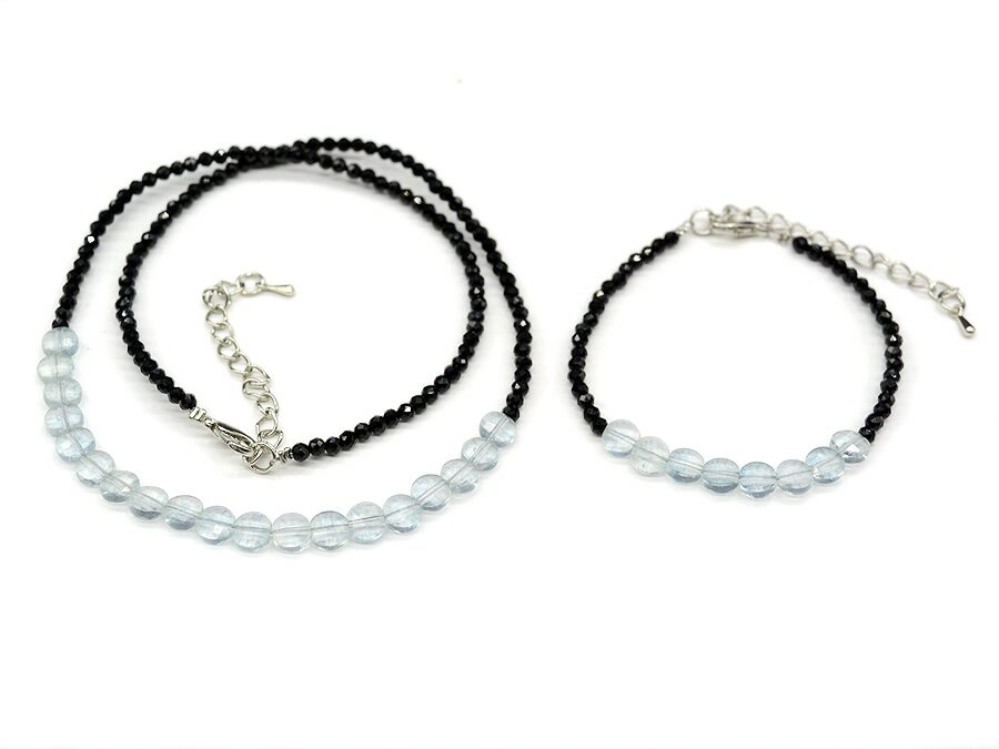 Колье, топаз