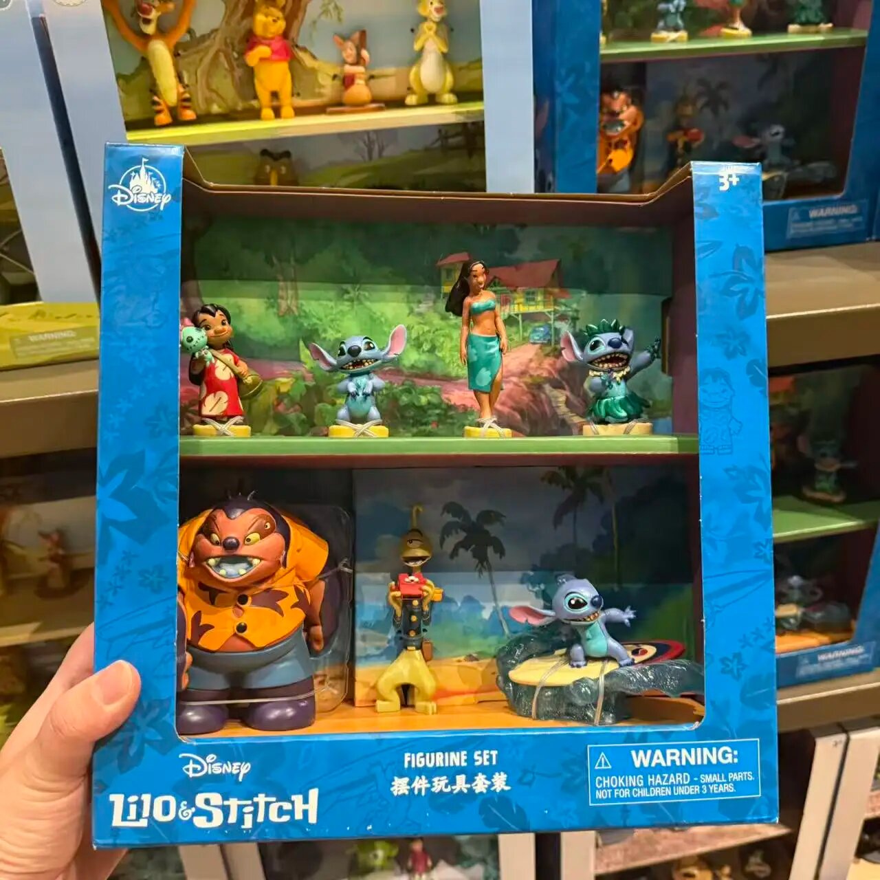 Фигурка Винни Пух Уп Карл Bandai Stitch