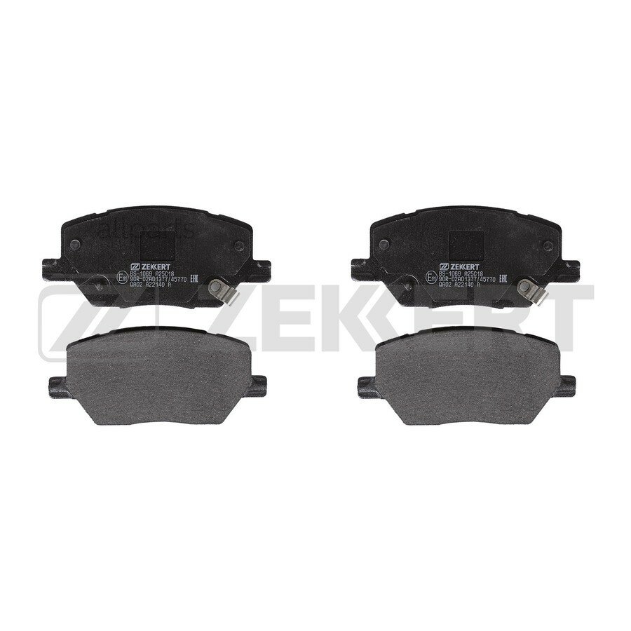 ZEKKERT BS-1069 Колодки торм. диск. передн. Jeep Compass II 16- Renegade 14- Fiat 500X (334_) 14-
