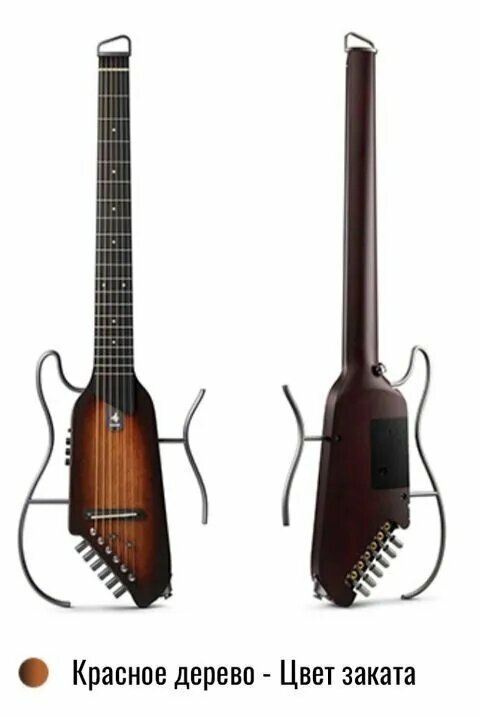 Donner Акустическая гитара Электроакустическая HUSH-I 6-струнная, корпус Махагони 39"