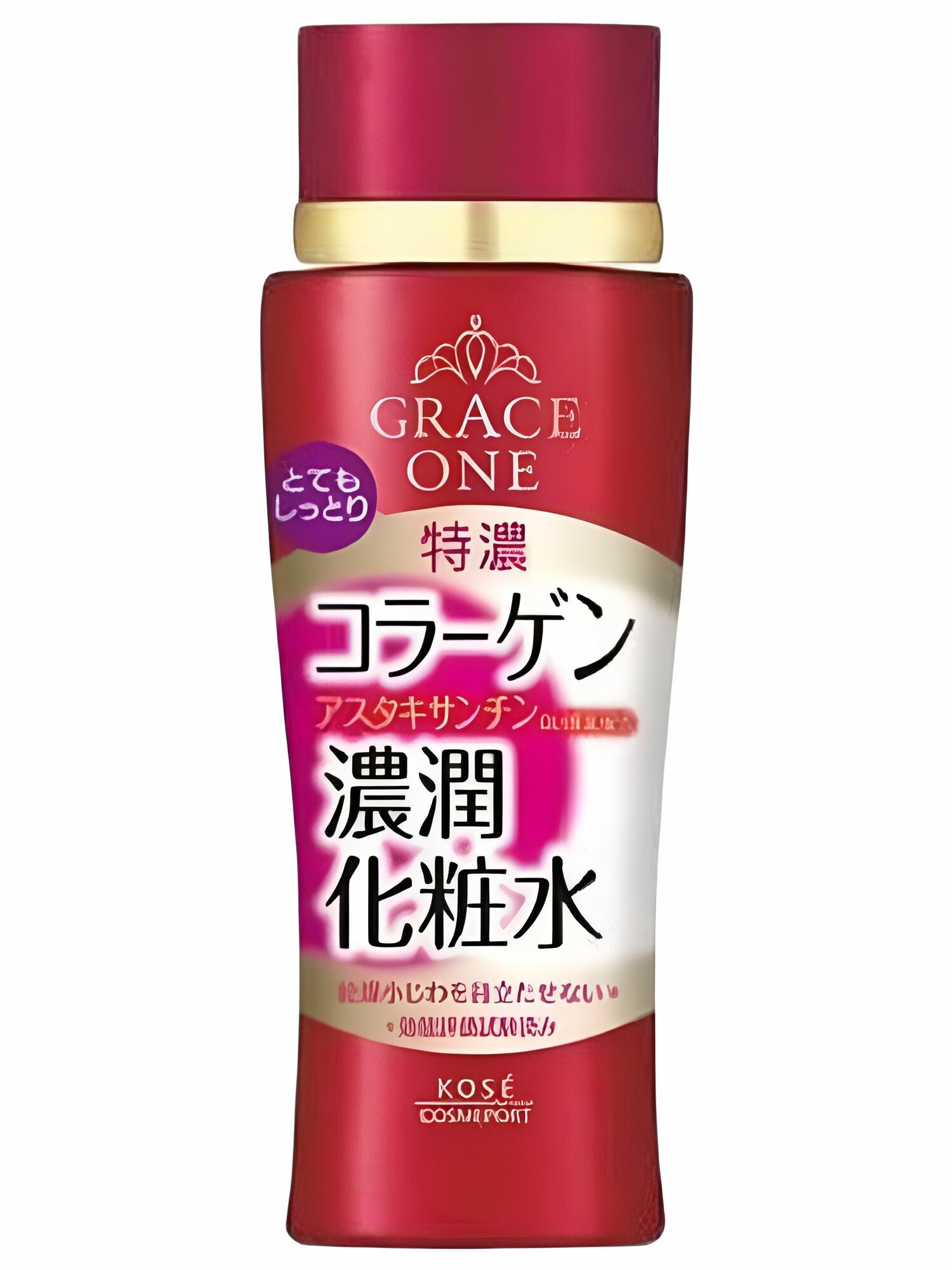 Лосьон для ухода за зрелой кожей лица Grace One Perfect Moisture Lotion, с нежным ароматом прованской розы, KOSE, 180мл