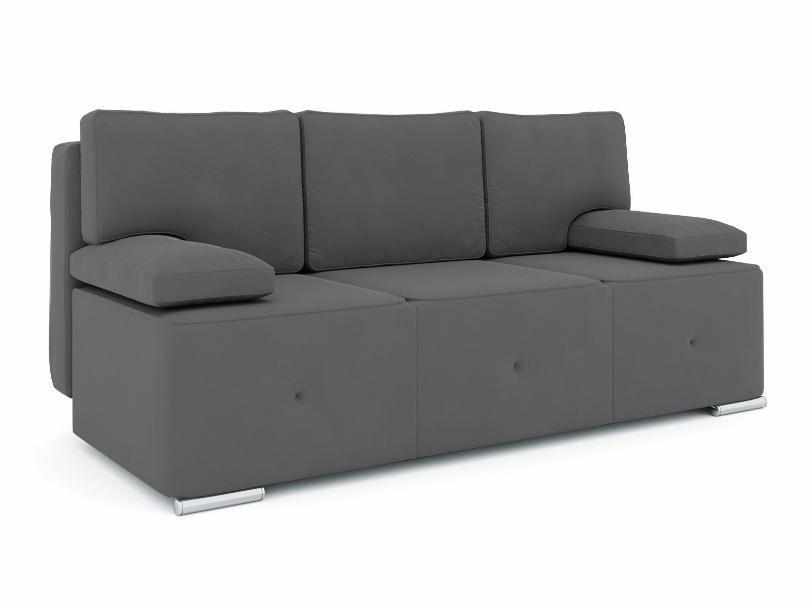 Диван - кровать Хавьер, еврокнижка-трансформер, 195*98*98, велюр Зара Грей 18