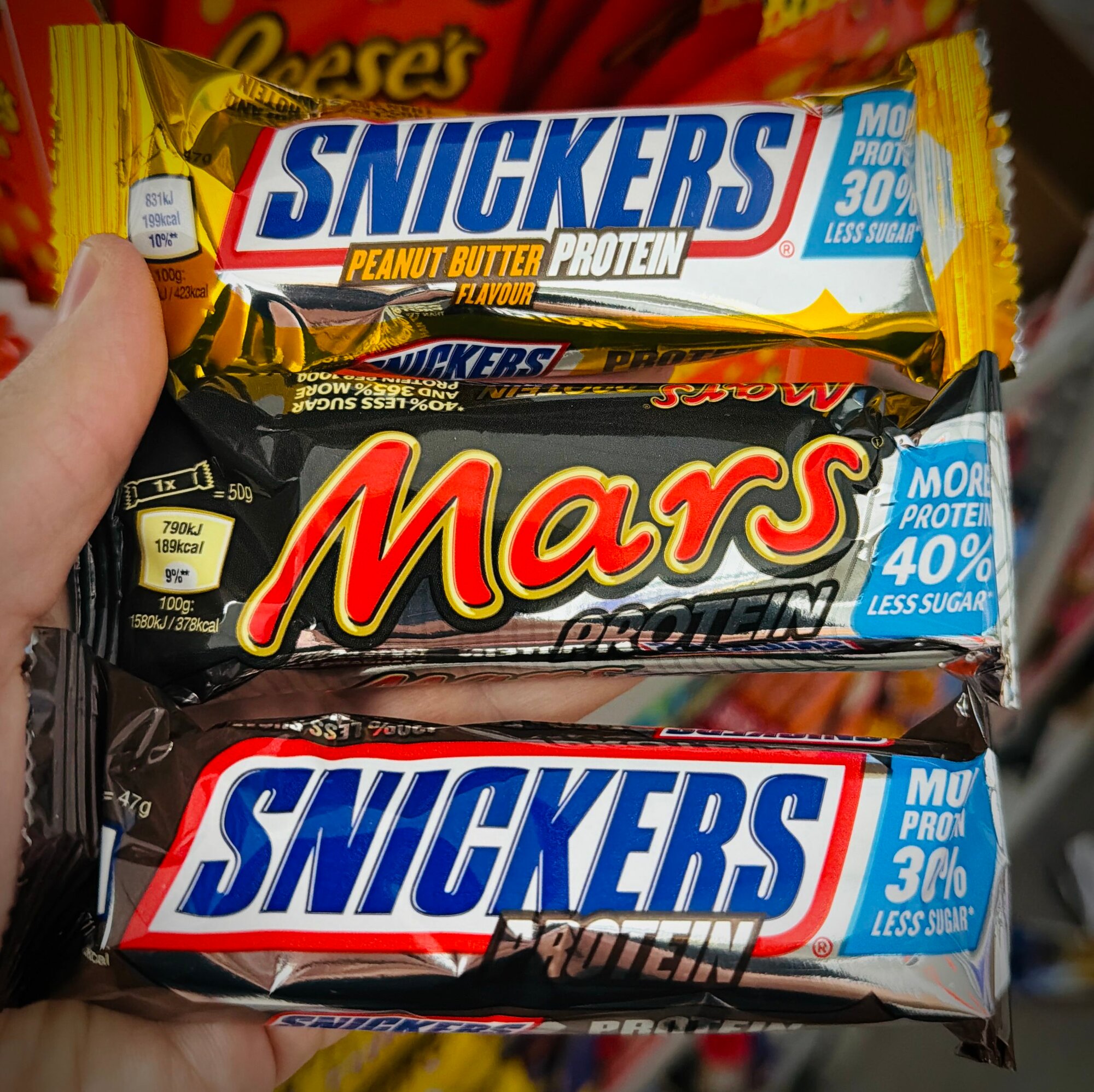 Набор протеиновых батончиков "Mars Snickers Protein", 144 г, 3 шт.
