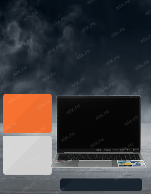 (71003300424) Ноутбук Tecno MegaBook K16SDA 5 7430U 8Gb SSD256Gb 16" Win11 Home grey — фото 1