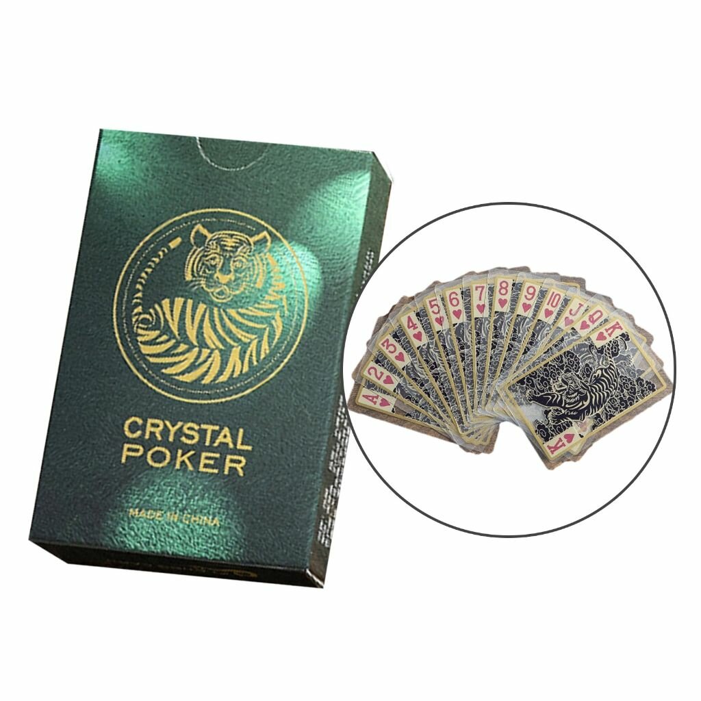 ПВХ водонепроницаемая игровая карта прозрачная пластиковая табличная игра портативный маленький покер для дома, путешествий или игр