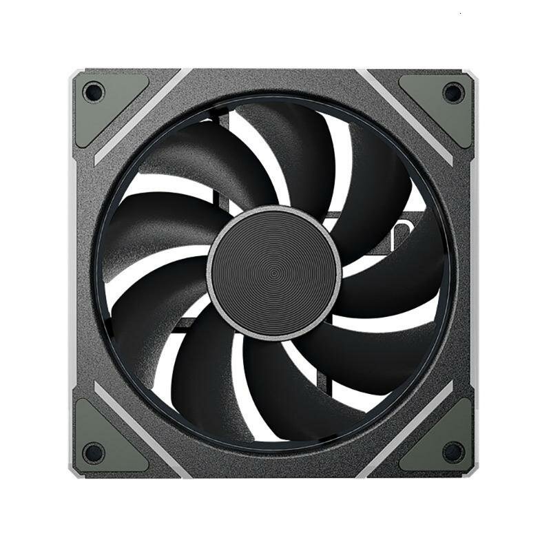 Компьютерный вентилятор 12CM ARGB PWM, Передний черный