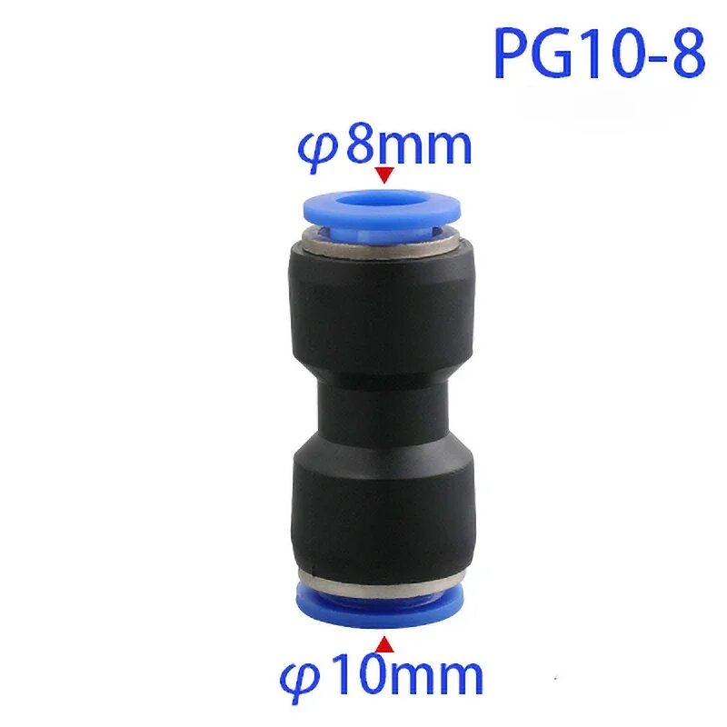 Пневматический фитинг PG10-8mm