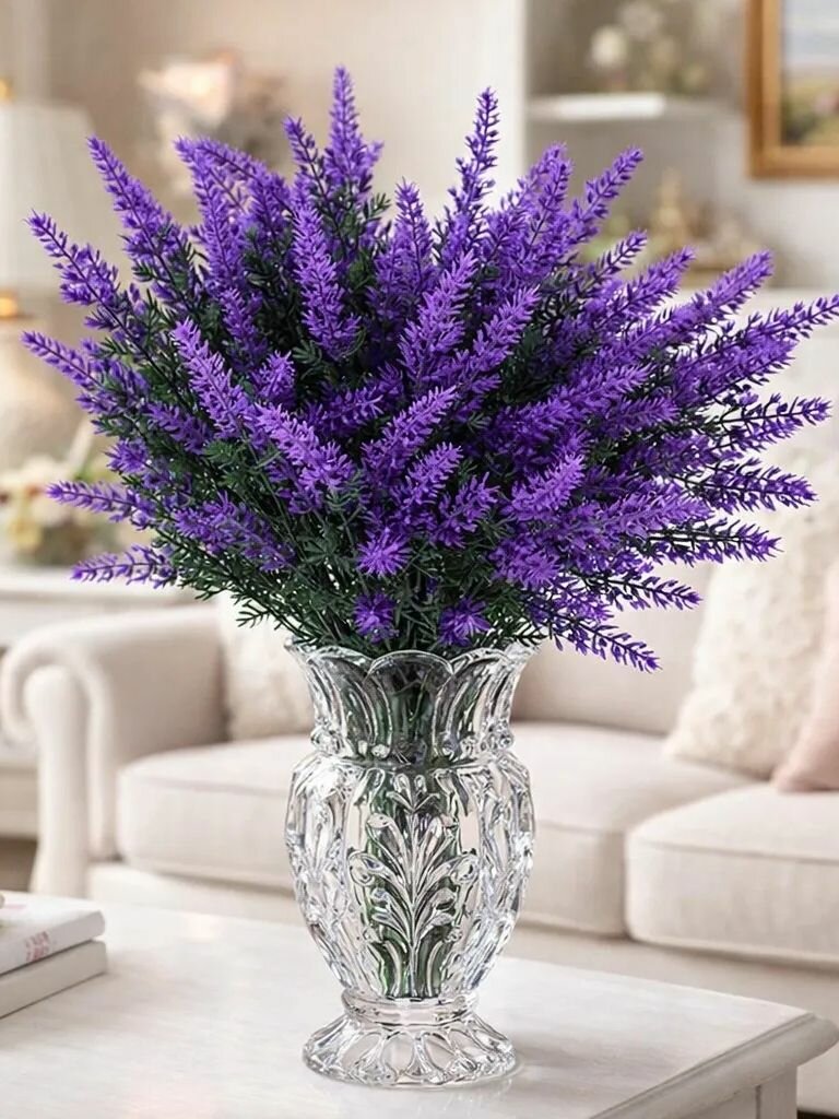 Букет лаванды 3шт, букет искусственных цветов