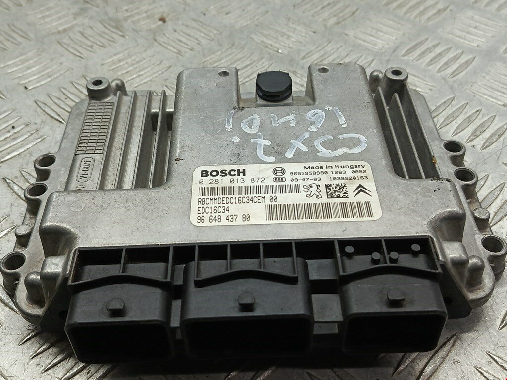 Блок управления двигателем Citroen C3 Picasso 9664843780 арт. 2271162