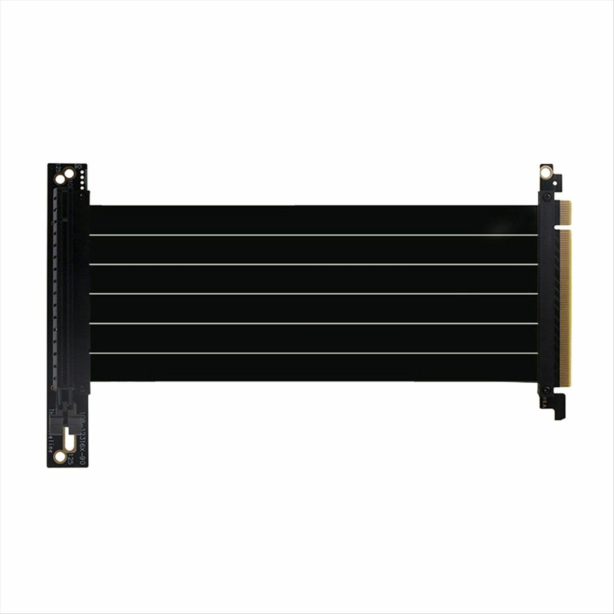 Высший рейтинг. PCI-E 3.0 16X 90 градусов PCI-E Удлинительный кабель для видеокарты Адаптер сетевой карты, полная скорость и стабильность, 10 см