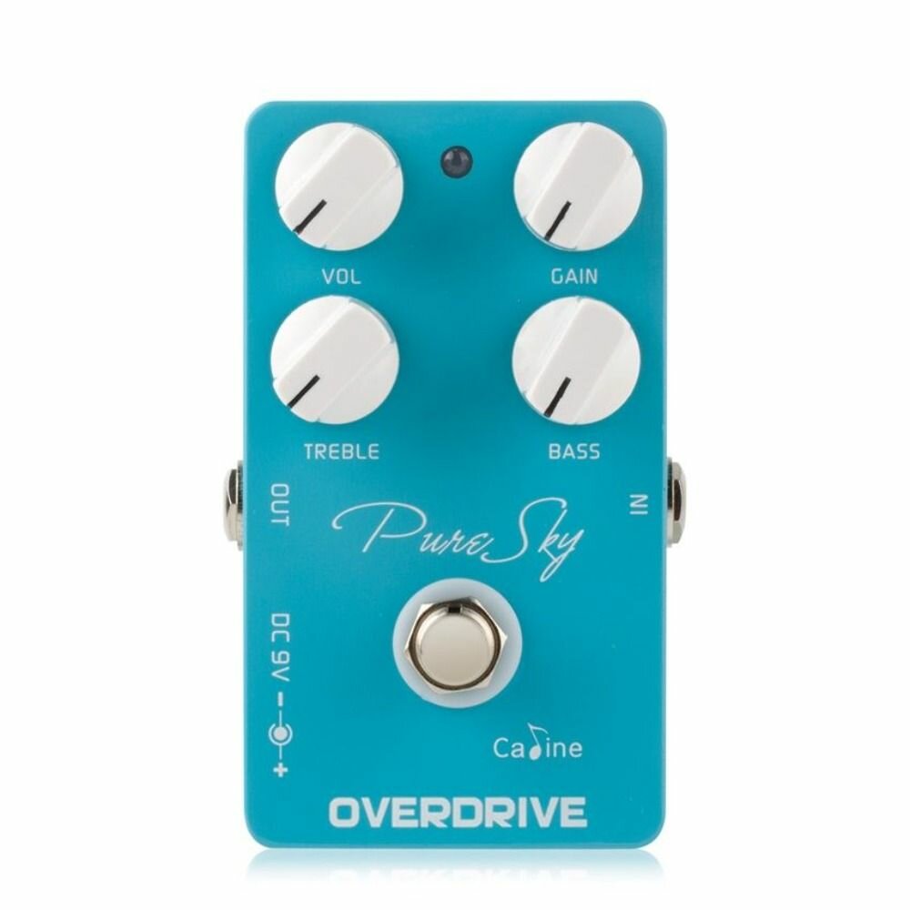 Caline CP-12 Pure Sky OD Overdrive True Bypass Stompbox Mini Effects 4-кнопочная Гитарная Педаль