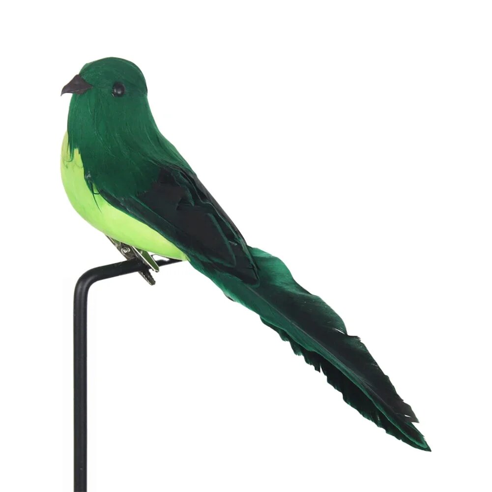 Искусственные птицы из пенопласта Изумрудный, 04