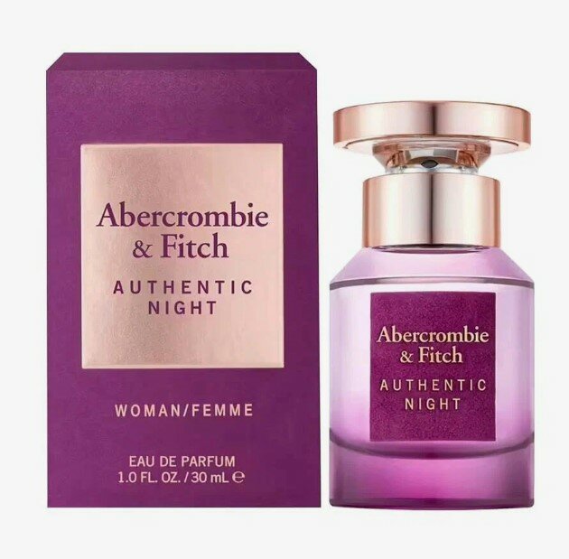 Abercrombie & Fitch Authentic Night Femme парфюмерная вода 30 мл.