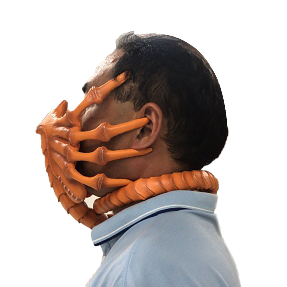 Маска на Хэллоуин, маска из фильма "Чужой против Хищника", маска одиночного волка, маска головы собаки, товары из фильма