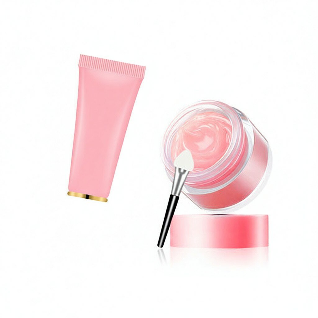 Набор для ухода за губ 2 в 1: маска для губ и гель для лечения сухих губ, ночное увлажнение, восстановление, маска для губ, бальзам-маска для ночного сна, гель-маска для губ, прозрачный цвет, 10 г гель для губ, 12 г маска для губ, 1 шт маска для губ, 1