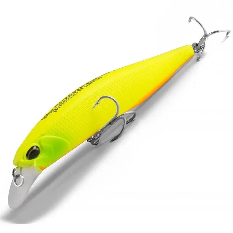 Воблер BEARKING REALIS 100 SP медленно тонущий с шумовым эффектом с шариковой системой балансировки, суспендер Minnow 100 SP; 10 см; 15 г; 0,8-1,5 м