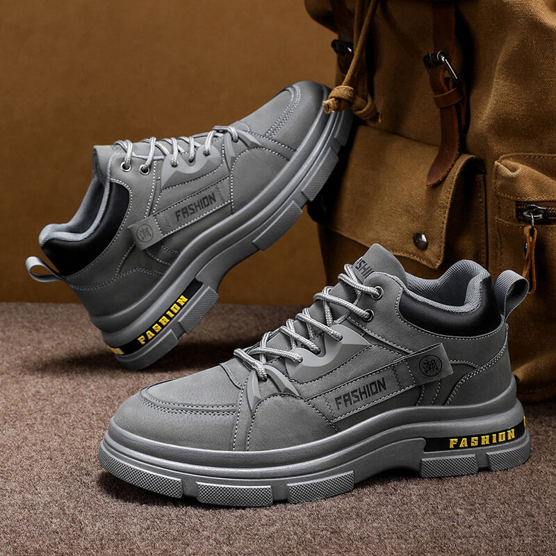 AIS Кроссовки Мужчины Весенняя Платформа/S1107 gray