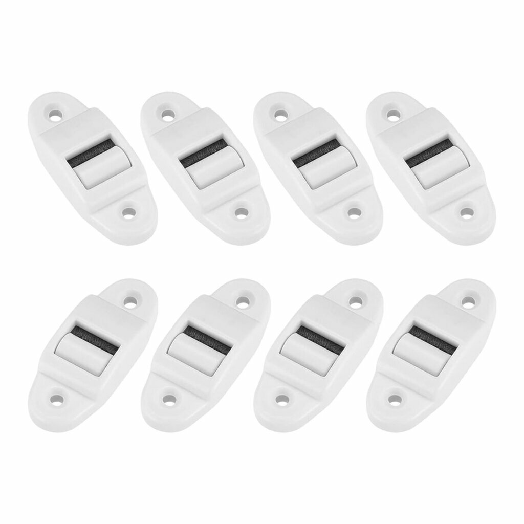 Комплект из 8 направляющих ремня рольставни, совместимых с внутренней щеткой для ширины 14 мм