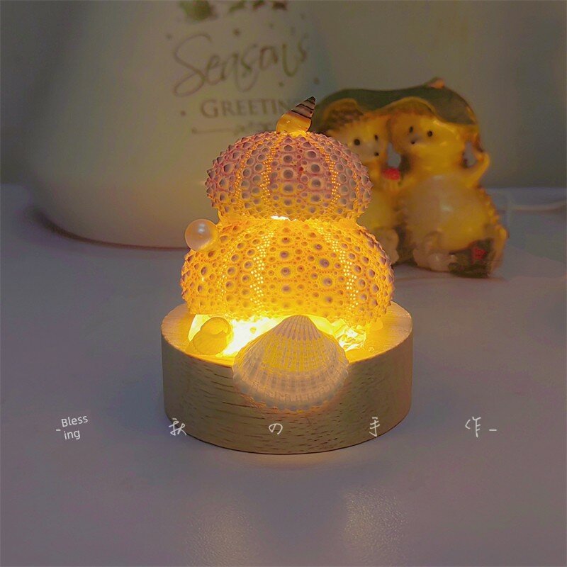 Ночник 6 см с USB подключением и двойным слоем для простого декора