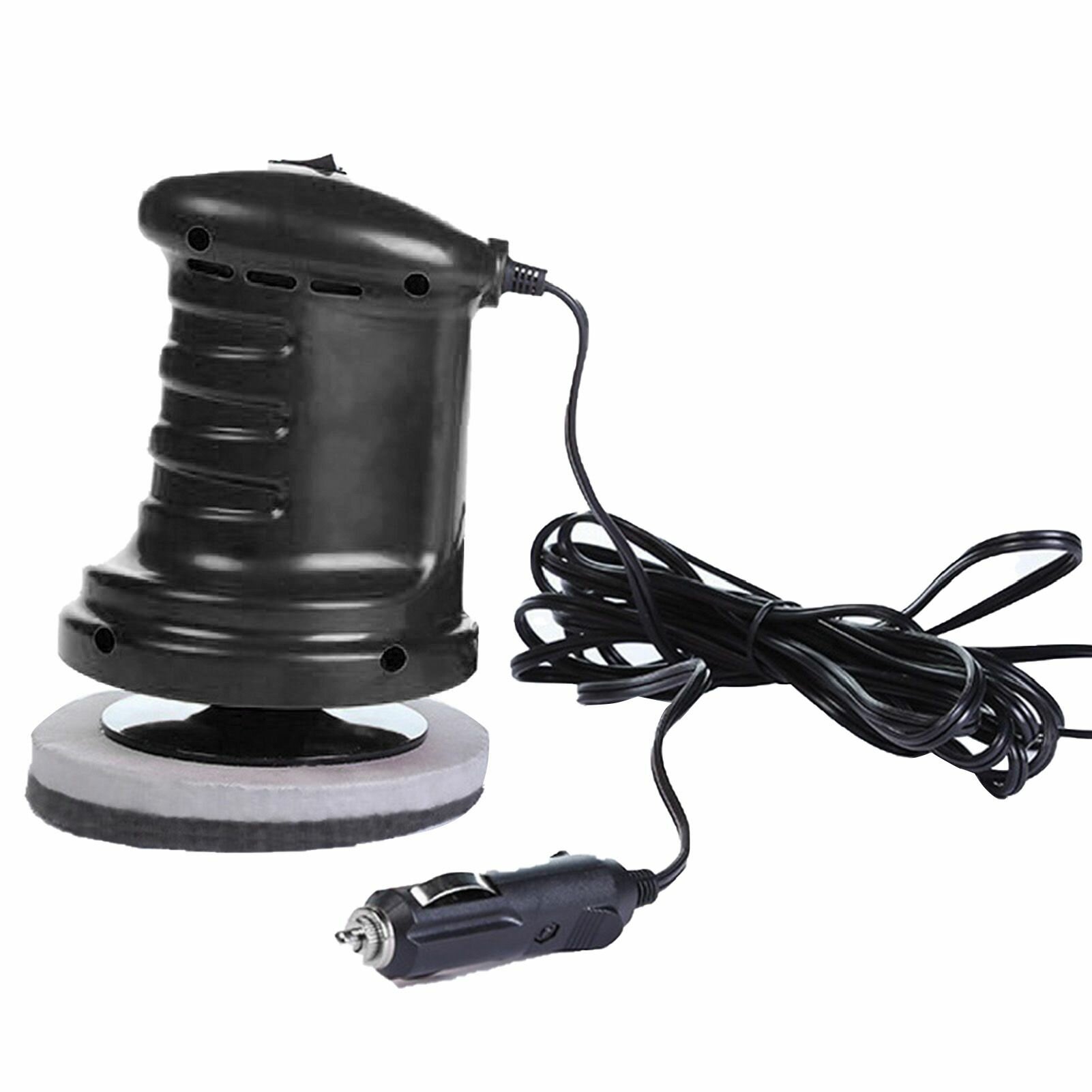 Полировальная машинка мини 12V черная