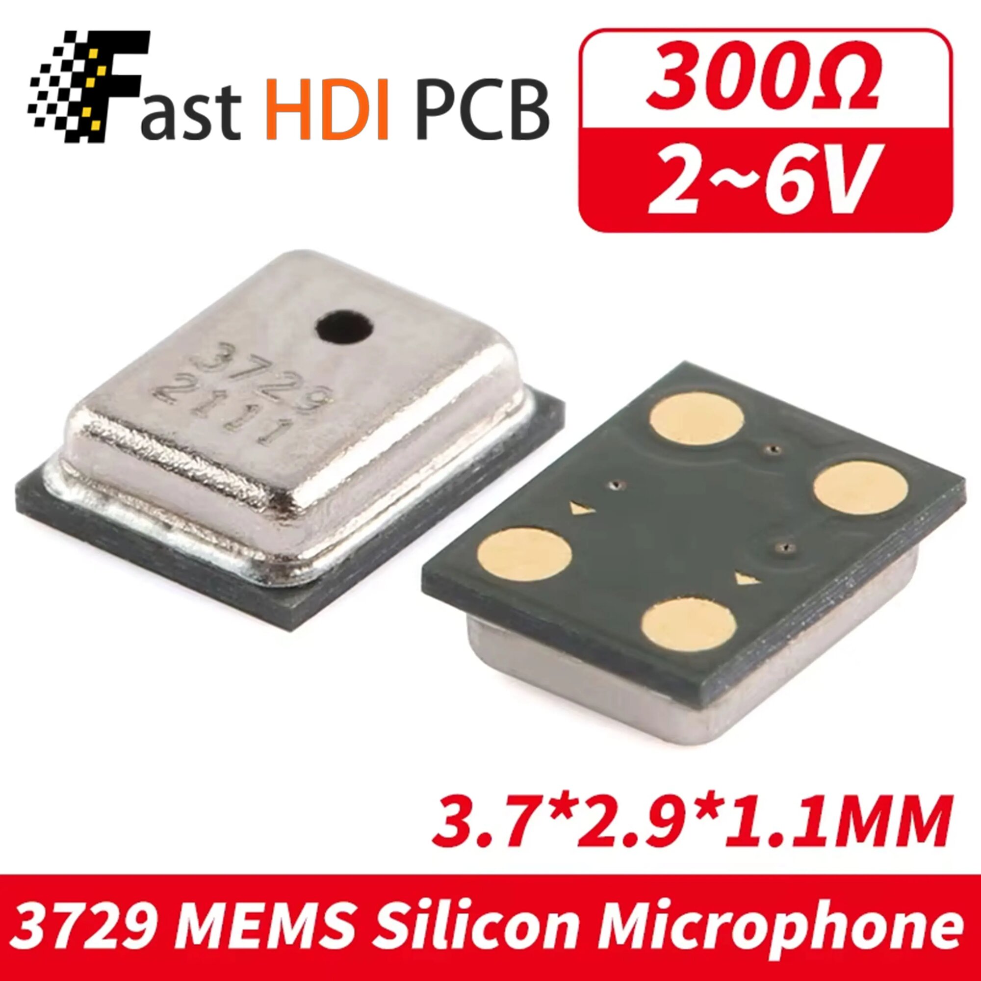 MEMS микрофоны 2718/3722/3729