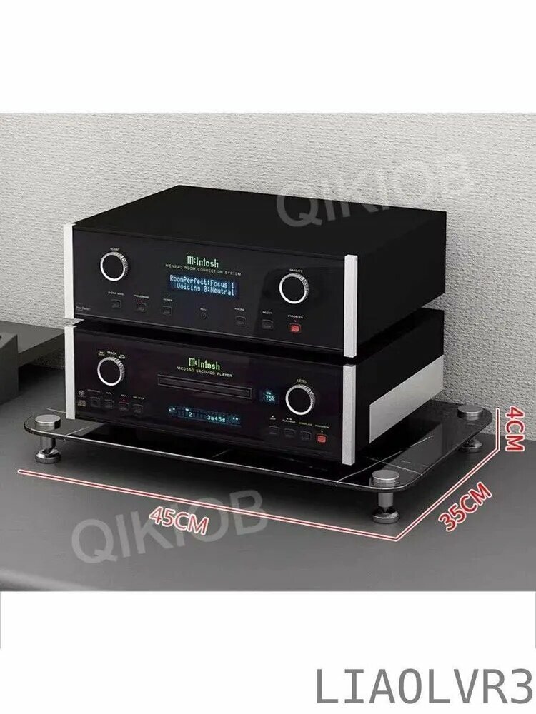Стойка Для Hi Fi Аппаратуры 1Этажа, Стойка для Hi fi аппаратуры подходит для гостиной, 45x35x4см