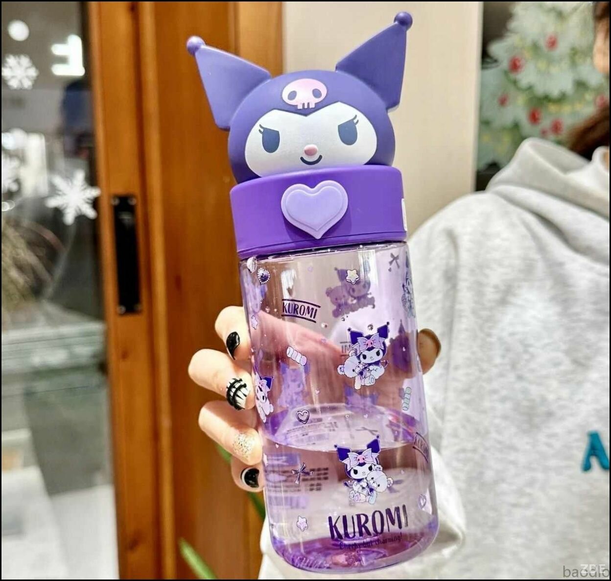 Эксклюзивная детская бутылочка 500 мл Куроми с героями Почакко Хеллоу Китти и My Melody для воды