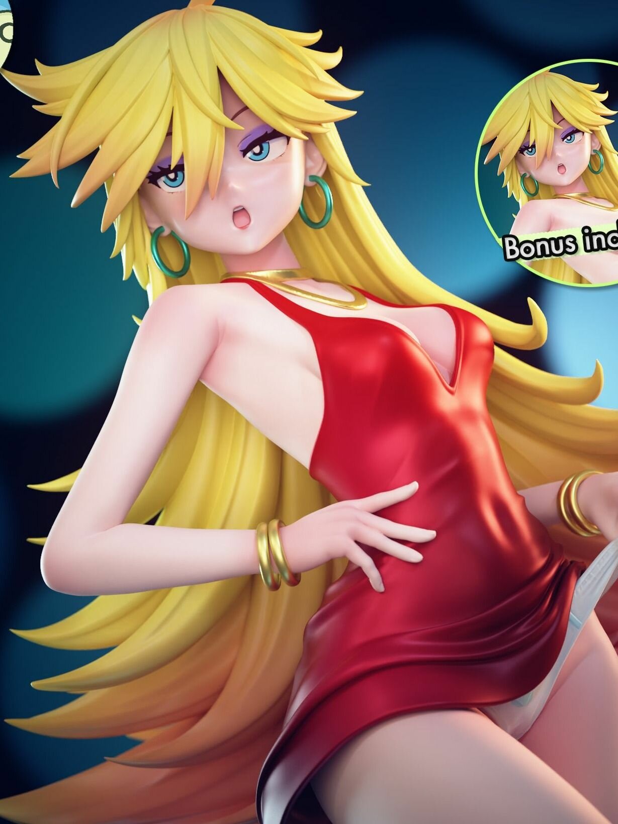 Фигурка по частям для самостоятельной покраски неокрашенная Трусько Труська Панти Panty Stocking