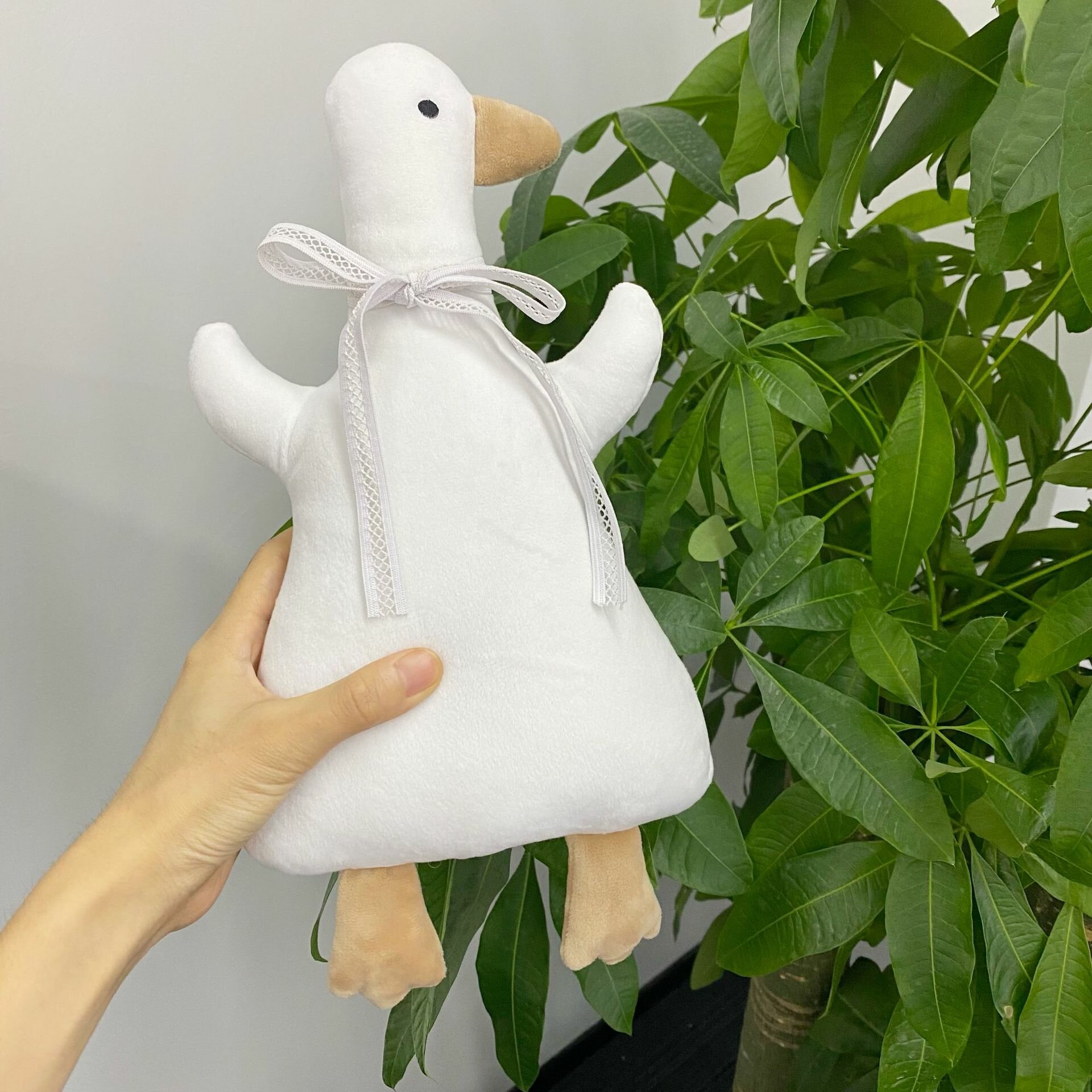 Горячая продажа большого пухового игрушки гуся, спящий компаньон для детей, большая пуховая игрушка гуся, подарок в виде плюшевой куклы