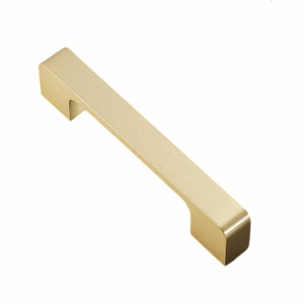 Латунные ручки для шкафов и кухонных гарнитуров, простой монтаж, 96mm