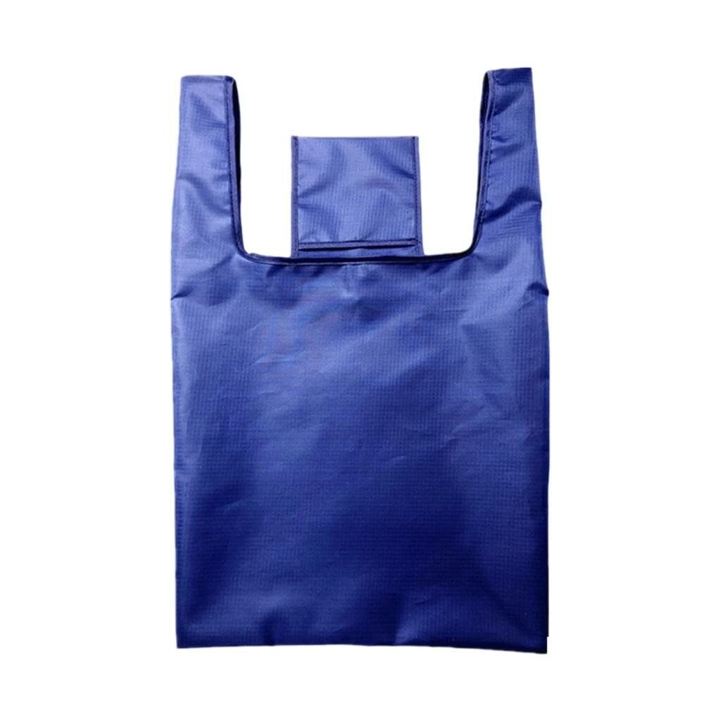 Складная сумка-шоппер из оксфордской ткани, Темно-синий