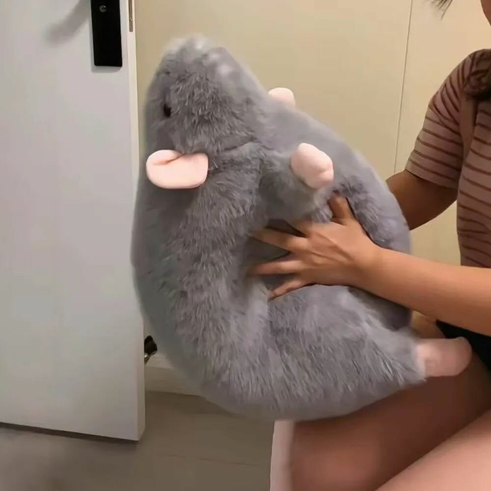 Плюшевая игрушка крысы большого размера для розыгрышей и подарков на день рождения