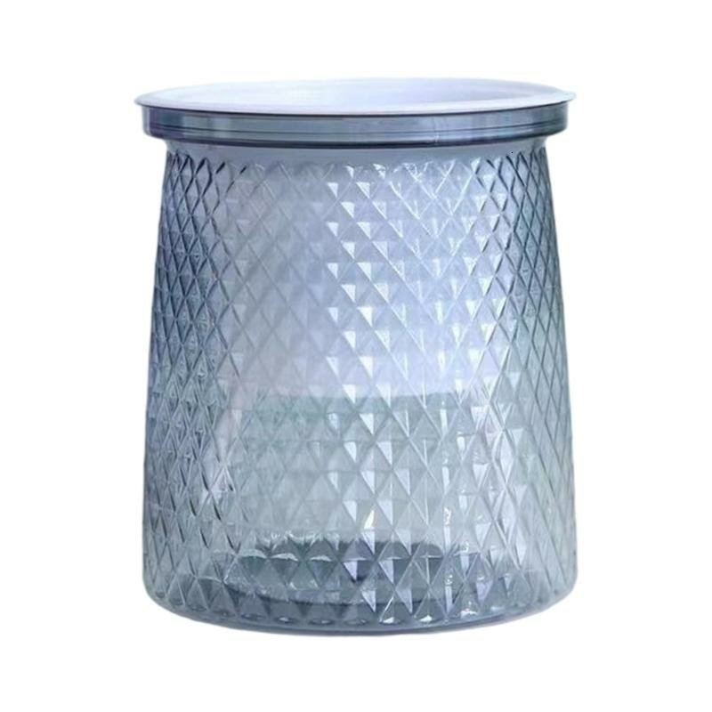 Пластиковая гидропонная установка с автоматическим поливом, Полупрозрачная серая гостиница - Высота в диаметре 10,5 см