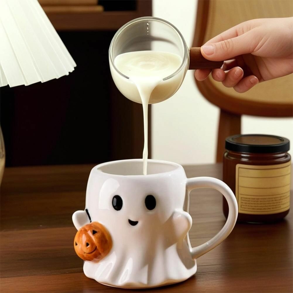 Кружка керамическая для чая и кофе "Привидение" фигурная 600 мл