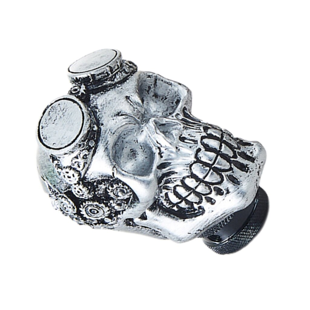 Крутая Смола Уникальная Головка Черепа Ручка Переключения Передач Рычаг Переключения Передач Аксессуары для Улучшения Интерьера Автомобиля с Механической Коробкой Передач