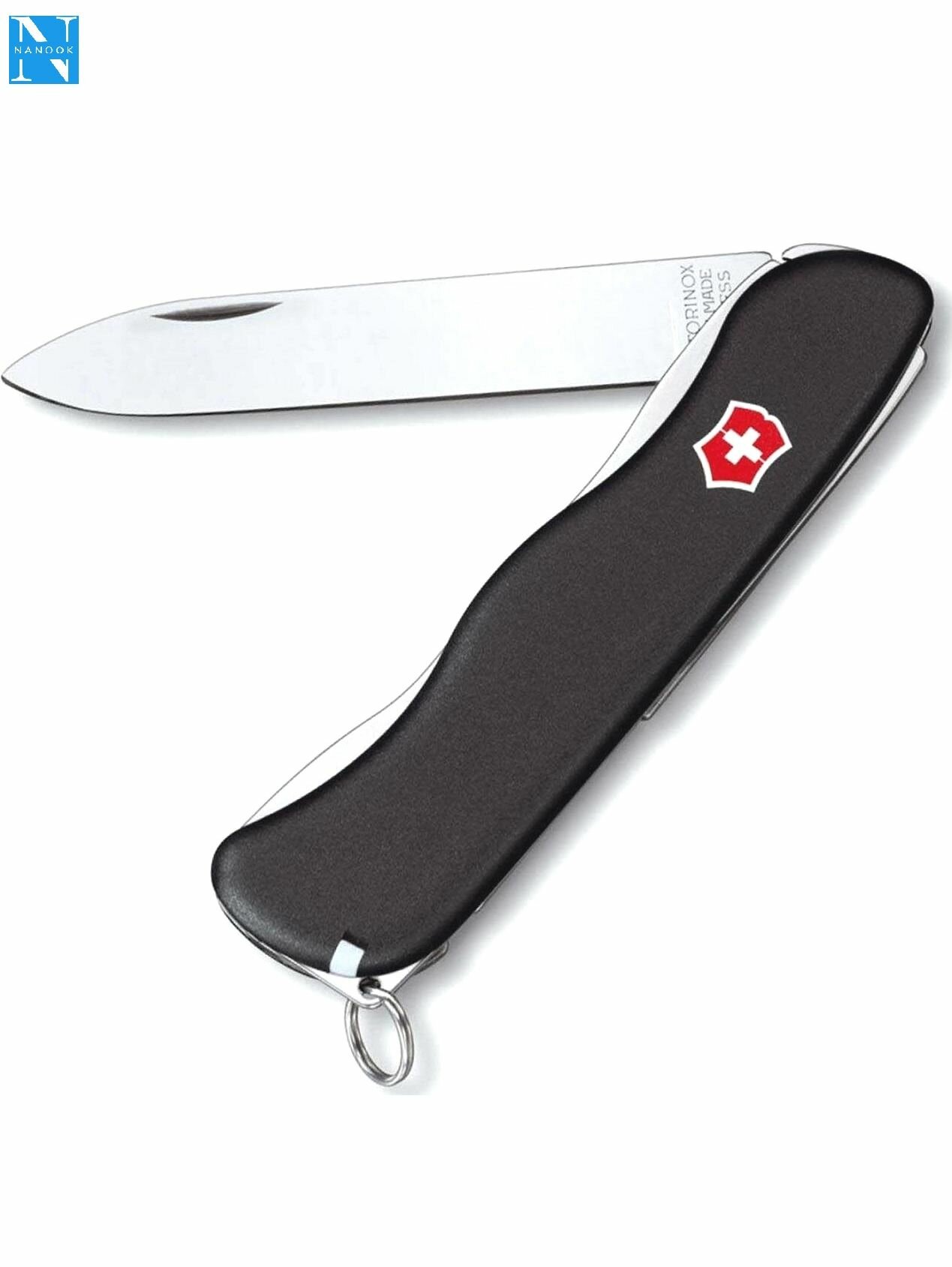 Нож перочинный VICTORINOX Sentinel 0.8413.3, 111 мм, 4 функции, черный