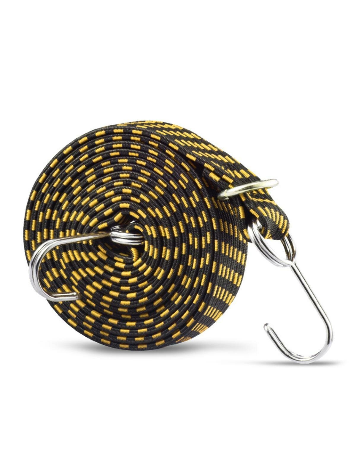 Прочный капроновый трос для крепления груза на мотоцикле, 3 метра черного желе