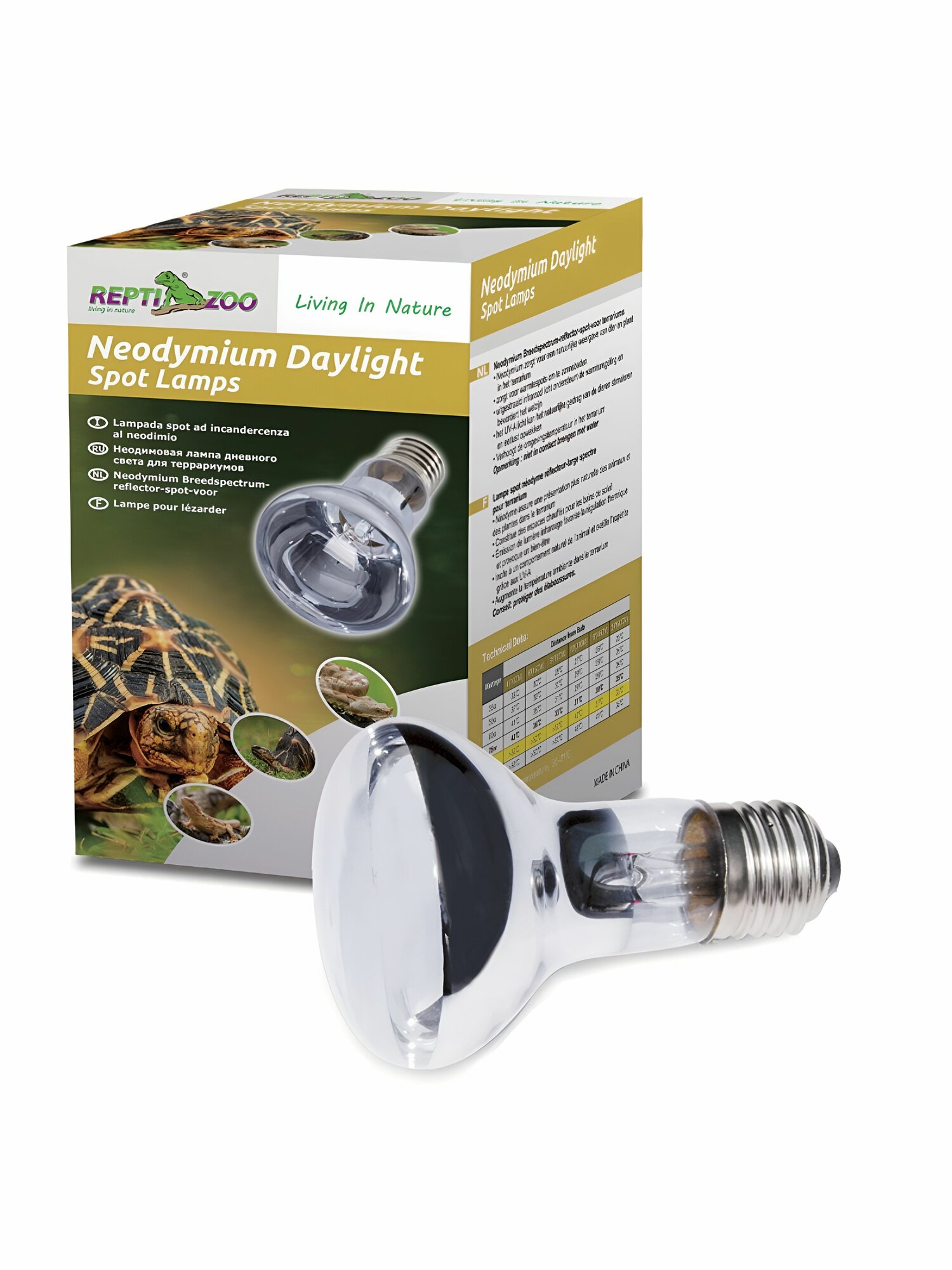 Лампа дневного света для террариума Repti-Zoo "ReptiDay", 100 Вт, B80100