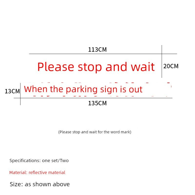 Светоотражающие наклейки для школьного автобуса, предупреждающие знаки безопасности, логотип номерного знака школьного