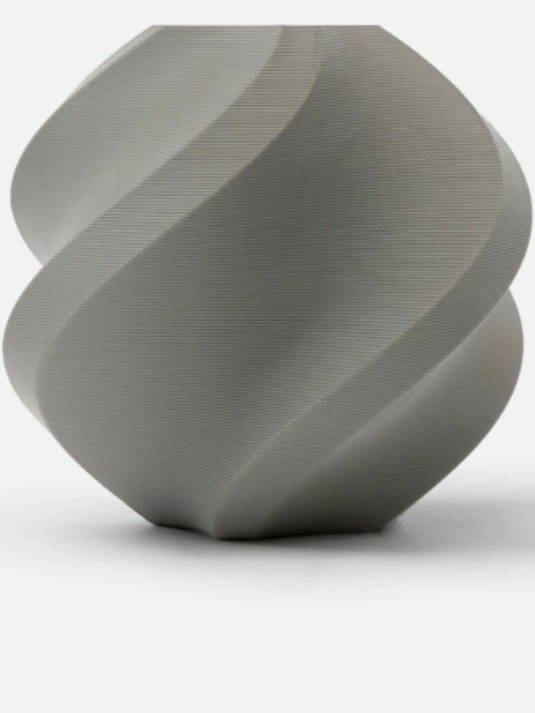 Пластик BambuLab для 3d принтера PLA Basic Gray, 1 кг, на катушке