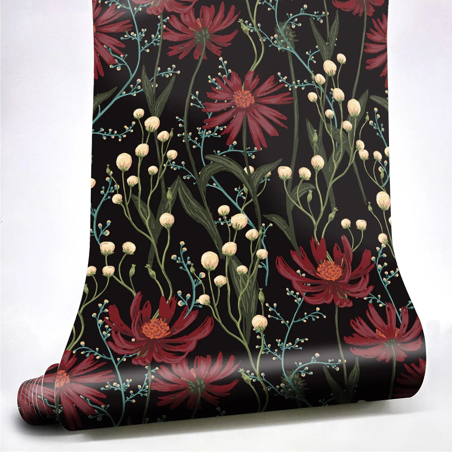 Виниловые обои WMYDYG "Черный лес" NSWP297, 38x250CM