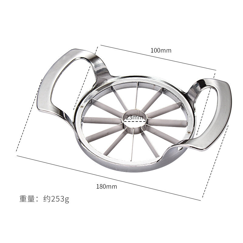 304 Нержавеющая сталь, слайсер для яблок, разделитель фруктов, большой кухонный гаджет из цинкового сплава