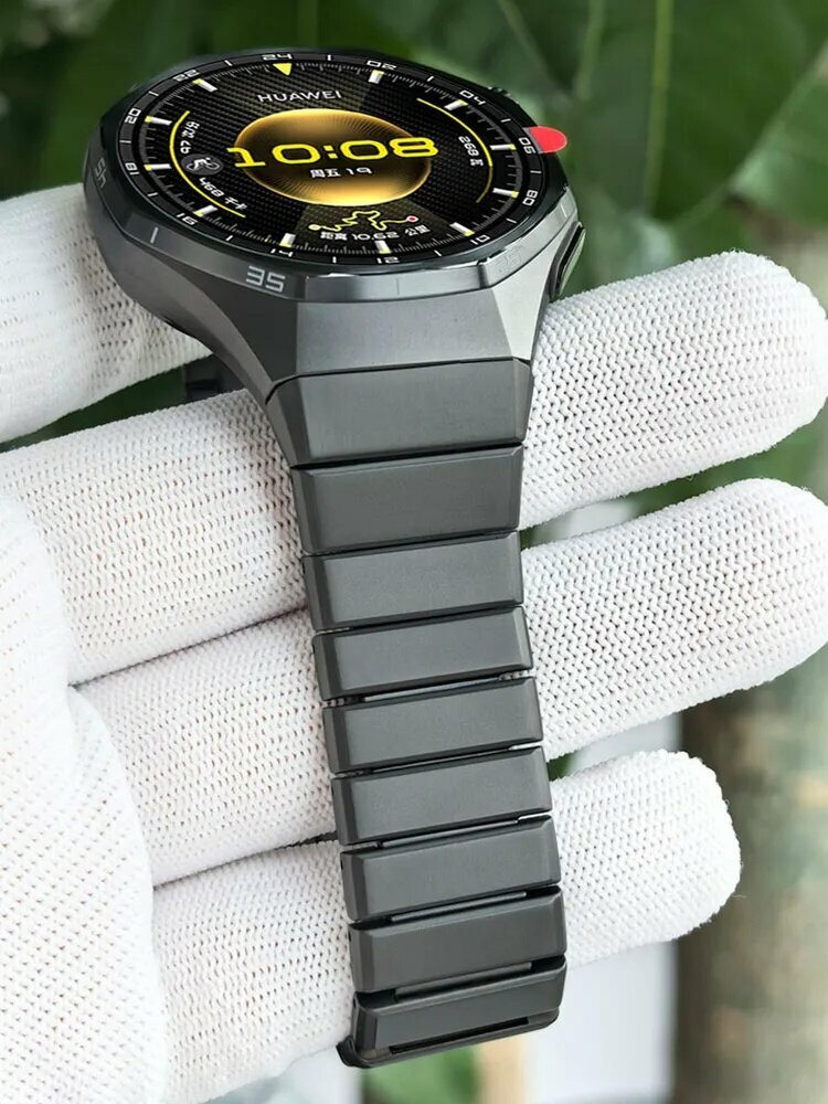 Для HUAWEI WATCH GT6 Pro 46mm титановый ремешок, Беcшовный быстросъемный браслет